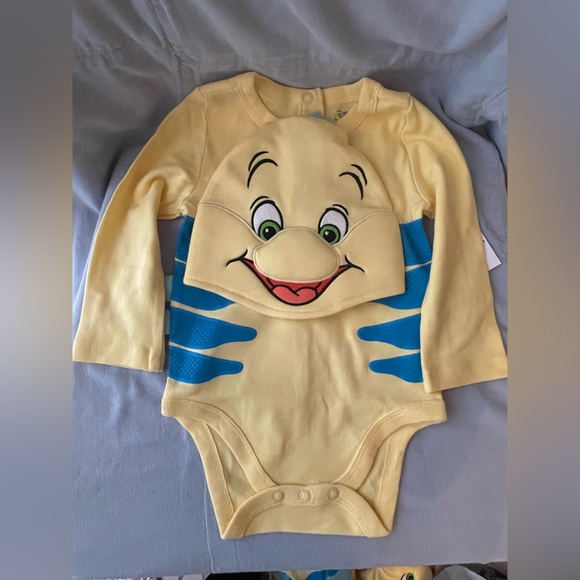 Disney | One Pieces | New Walt Disney The Little Mermaid Flounder Baby ...
